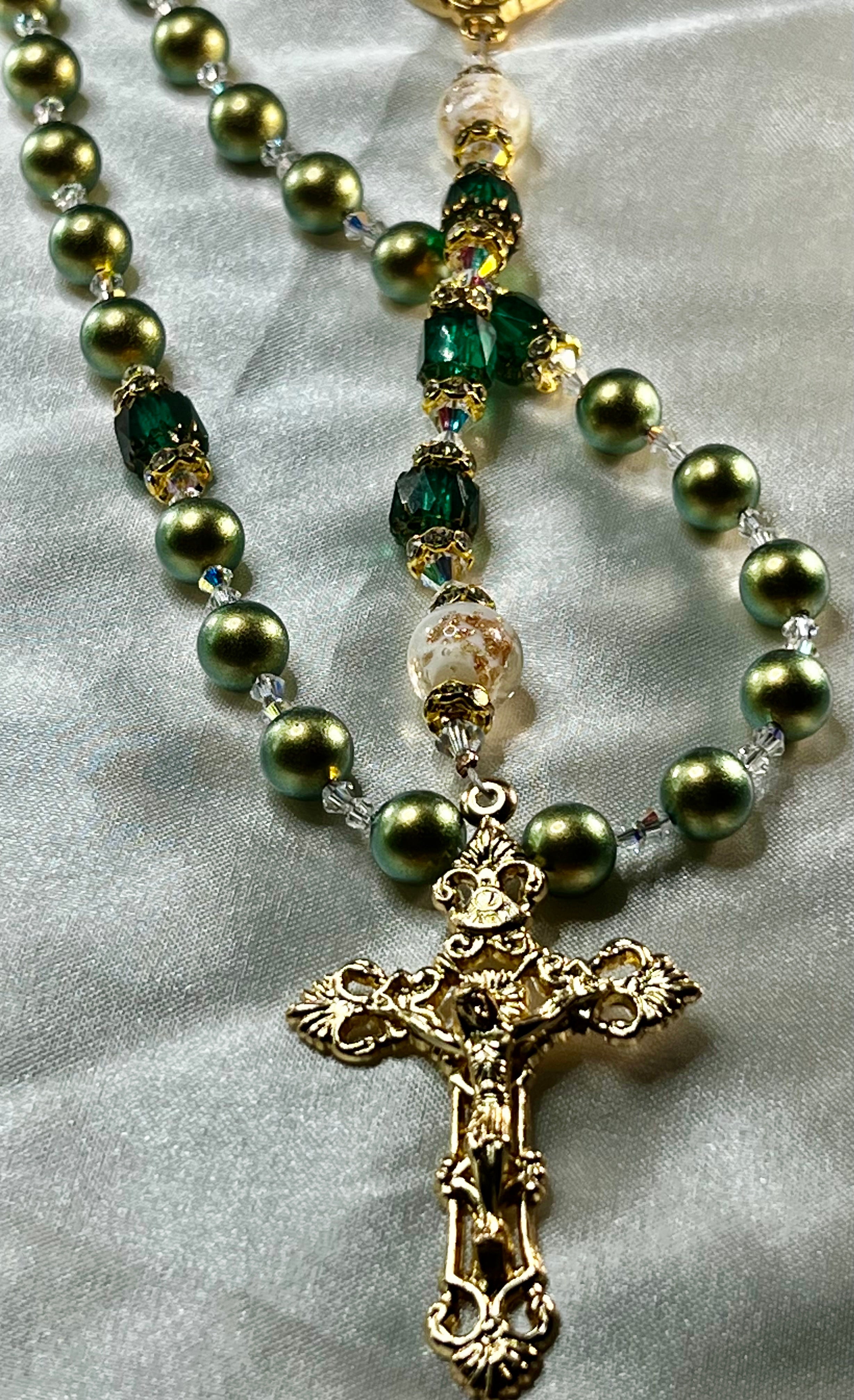 Discover the Beauty of a Unique Natural Stone Rosary – Cathy's Cross