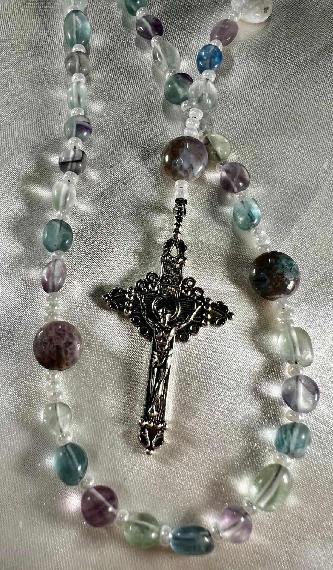 River Rock Rosary – Cathy's Cross